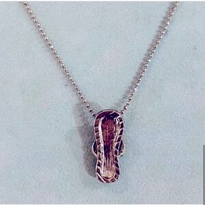 Jewelry | Flip Flop Pendant Necklace With Rhinestone Detail And Beaded ...